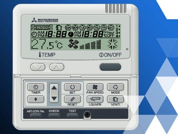 Wired remote control with LCD display RC-E5 (Copia)| MHI air conditioning