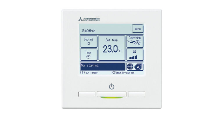 Multilanguage touch screen control RC-EX3A | MHI air conditioning