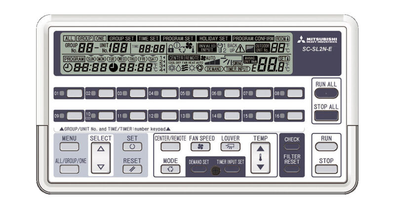 Centralized control panel SC-SL2NA-E | MHI